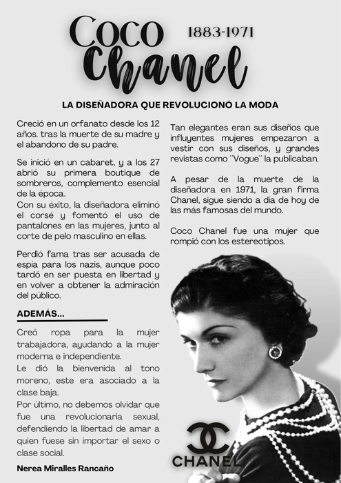 Coco Channel :: Mulleres na historia